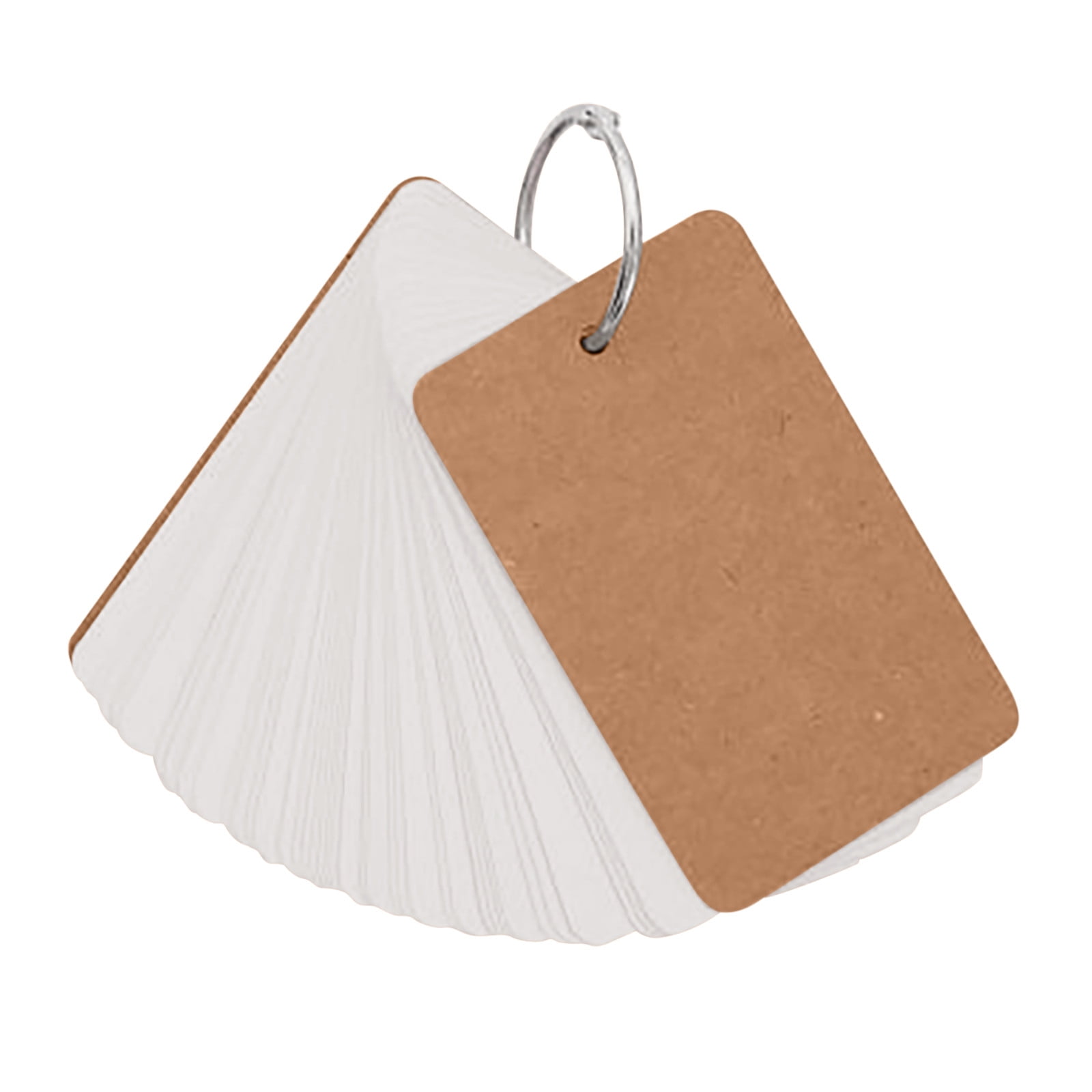 Blank Index Cards Flash Cards with Ring, Thick Note Cards, 1 Pack 2.1 ...