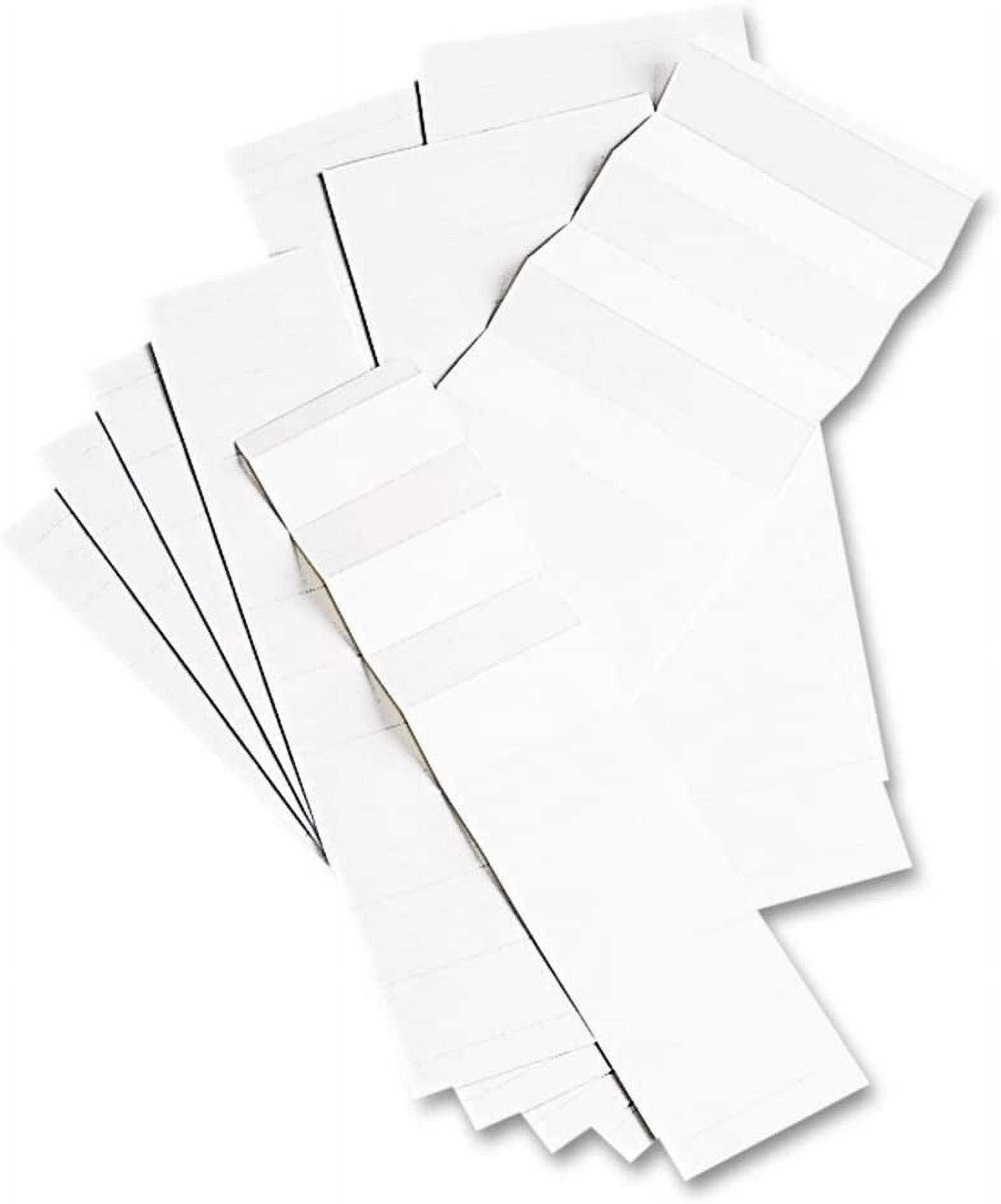 Blank Inserts for Hanging File Folders, 1/5 Tab, Two", 100/Pack [Set of ...
