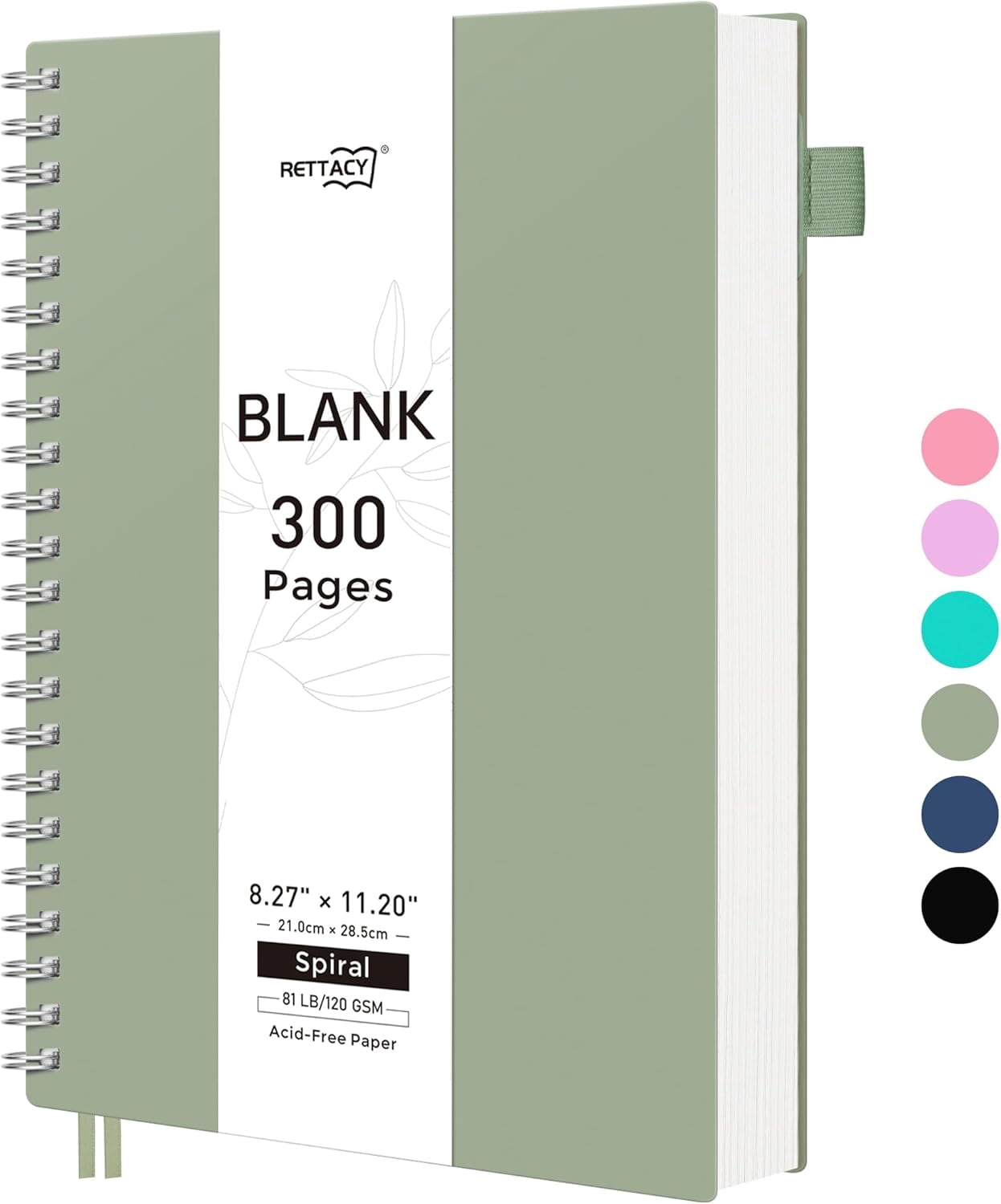 Blank Journal Notebook, 300 Pages, A4 Large Size (8.2'' x 11.2''), 120 ...