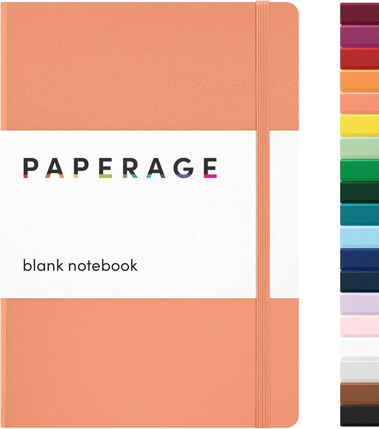 Blank Journal Notebook, (Coral), 160 Pages, Medium 5.6 in x 8 in - 100 ...