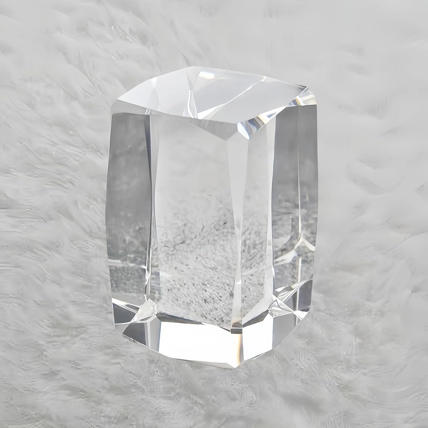 Blank K9 Crystal (5cm x 5cm x 8cm) and Flat LED Crystal Base with ...