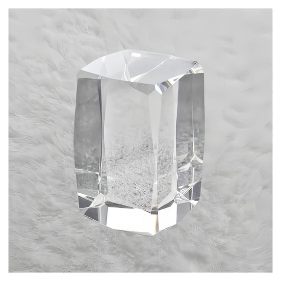 Blank K9 Rectangular Crystal (5cm x 5cm x 8cm) and Flat LED Crystal ...