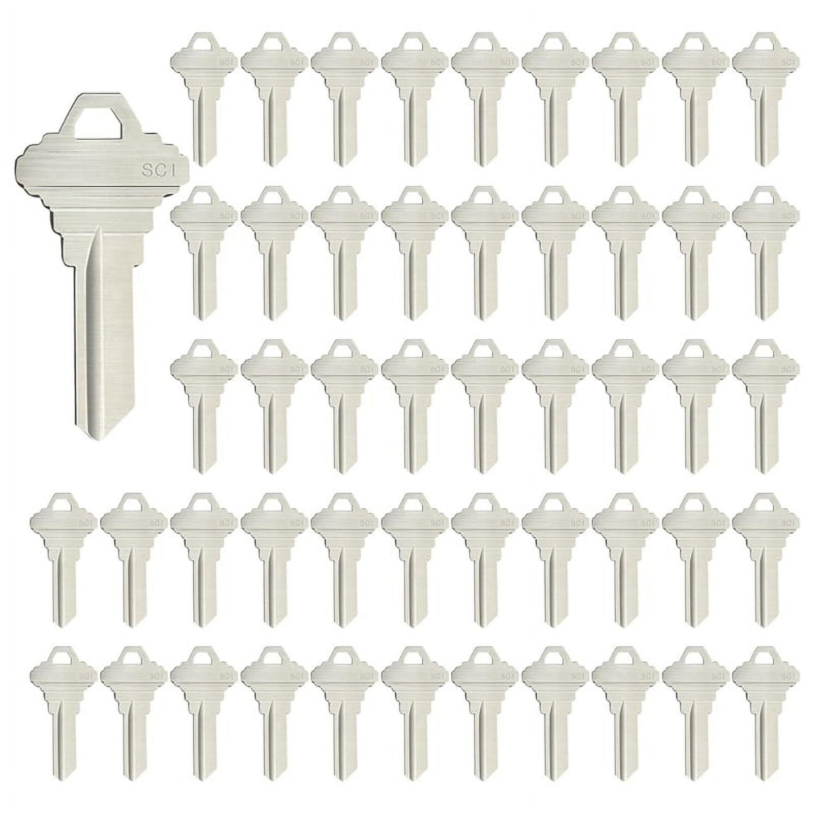 Blank Keys SC1 Key Blanks Pack of 100Pcs Blank Key House Office Brass ...