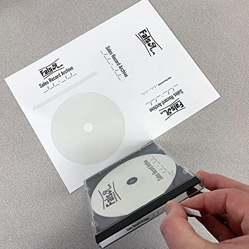 Blank Labels CD/DVD Photo Gloss Labels, Memorex Full Face Compatible ...