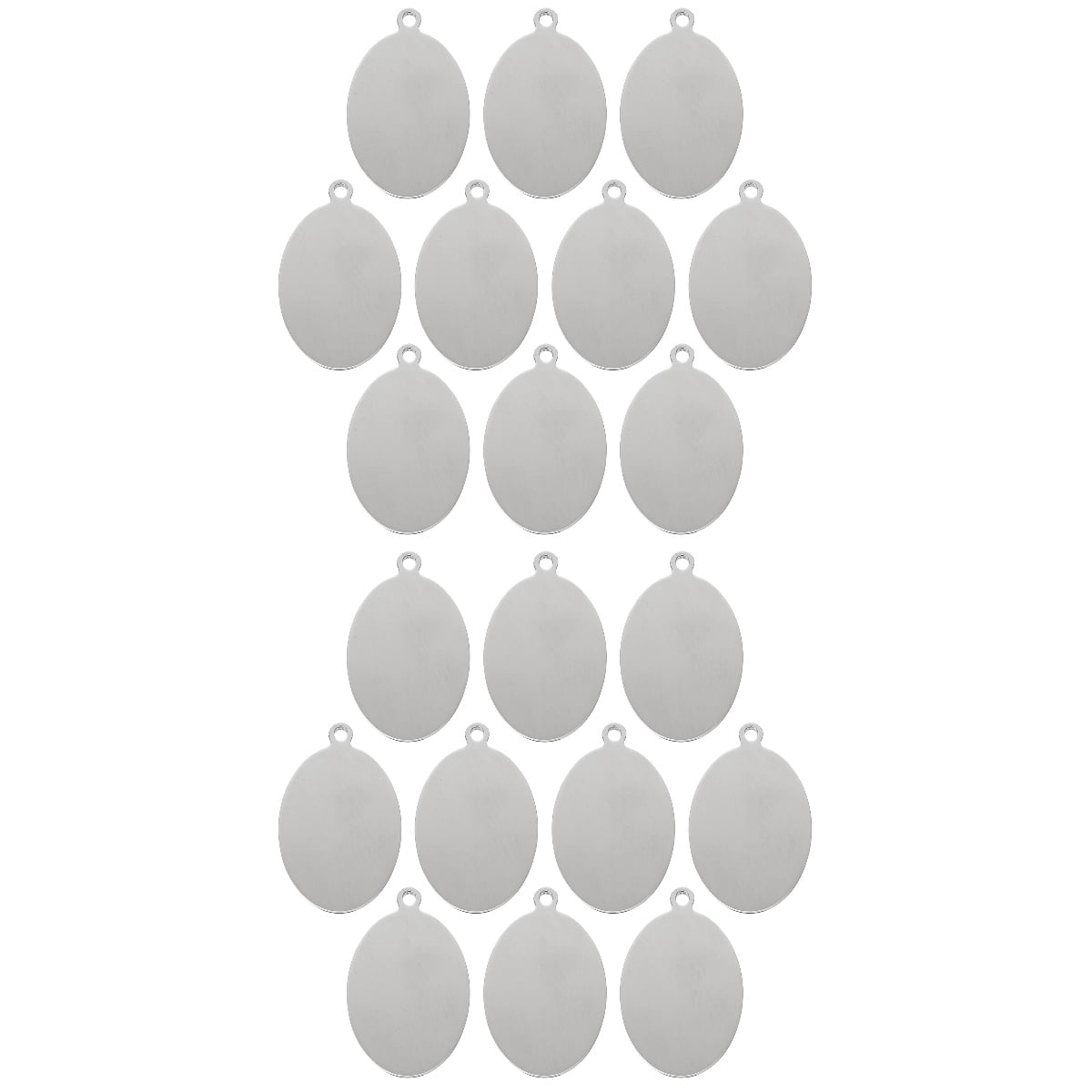 Blank Labels Stamping Blanks 20 Pcs Metal Dog Tag Small Pet Puppy ...