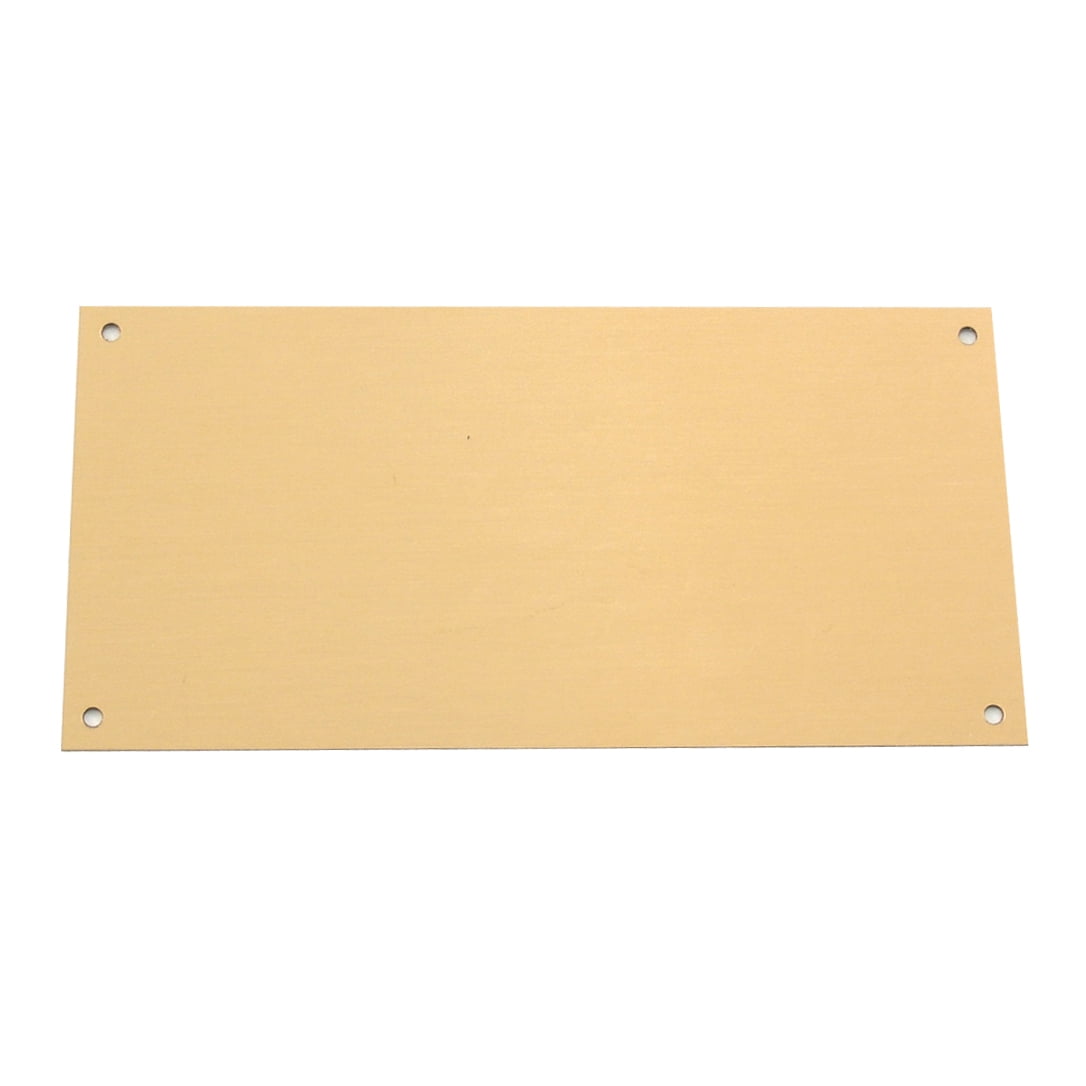 Blank Large Brass Engraving Plate 3" x 6" - 3 PK - Walmart.com