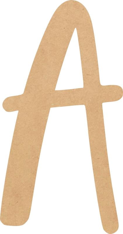 Blank MDF Letter 20'' Tall Hometown DIY A, Paintable Alphabet A-Z ...