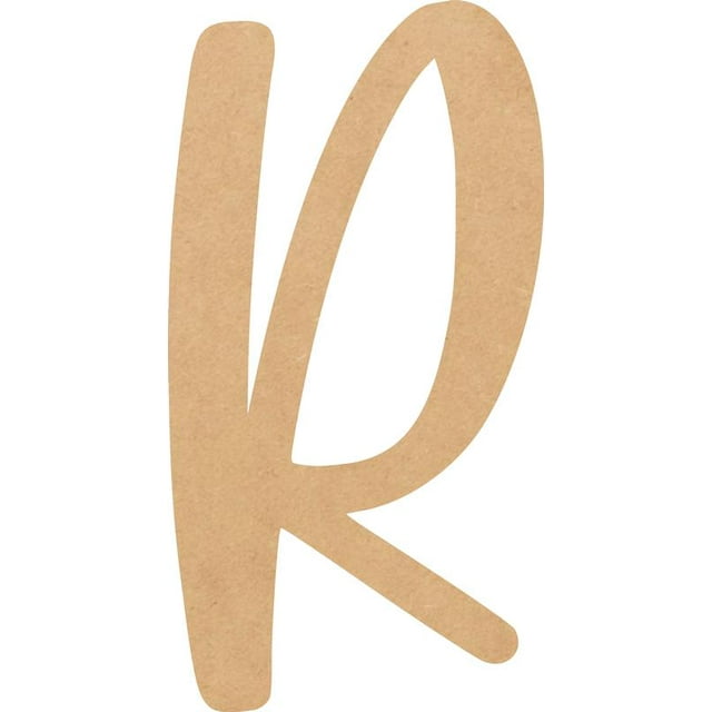 Blank MDF Letter 4'' Tall Hometown DIY R, Paintable Alphabet A-Z ...