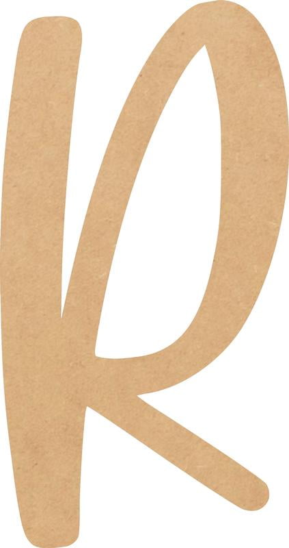Blank MDF Letter 8'' Tall Hometown DIY R, Paintable Alphabet A-Z ...