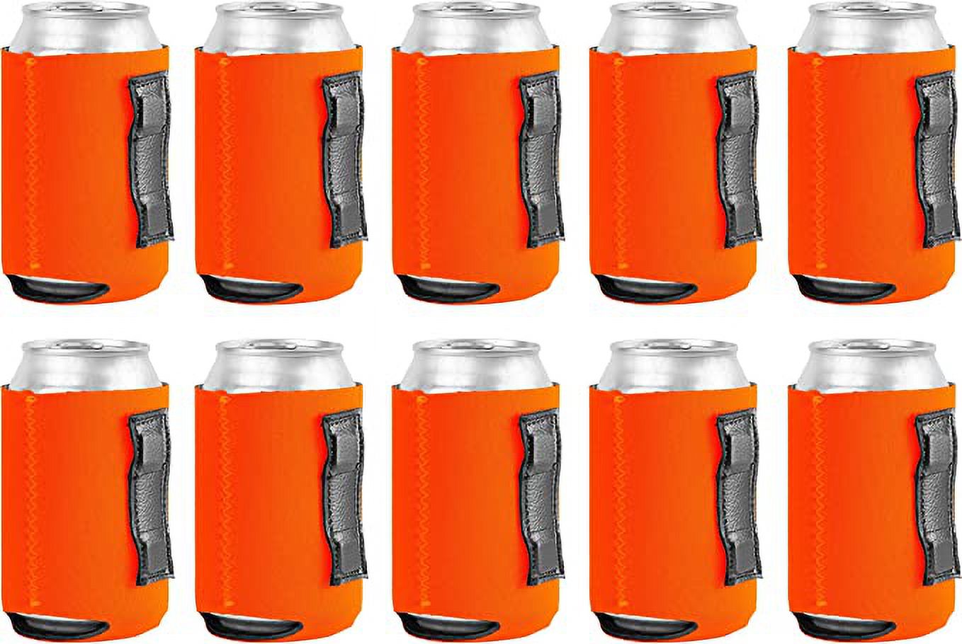 Blank Magnetic Neoprene Can Coolie (10, Orange) - Walmart.com