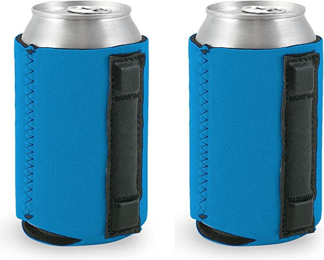 Blank Magnetic Neoprene Can Coolie (2 Pack Neon Blue) - Walmart.com