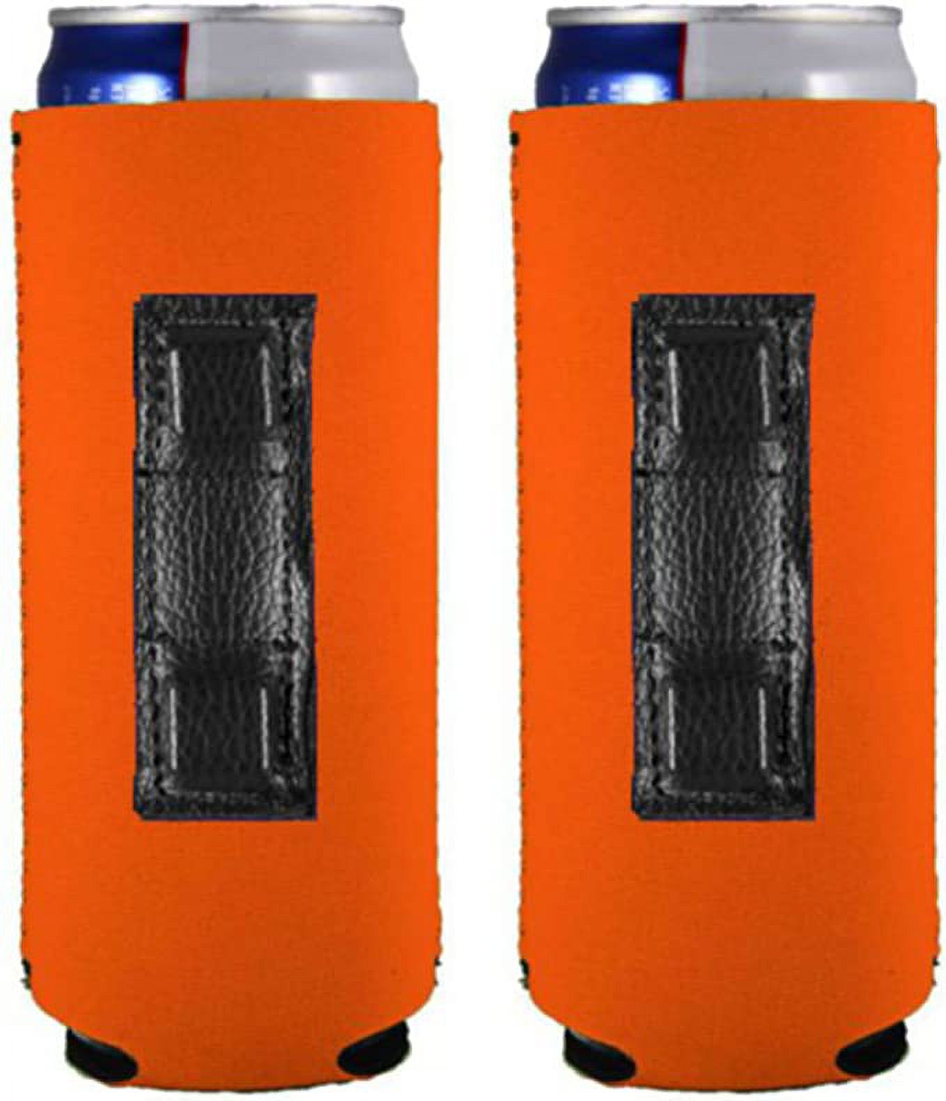 Blank Magnetic Neoprene Slim Can Coolie (Orange, 2 Pack) - Walmart.com
