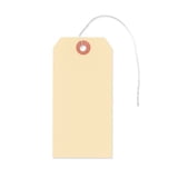 Blank Manila Shipping Tags, Wired, (No. 5) 4-3/4" x 2-3/8", 10 Pt ...