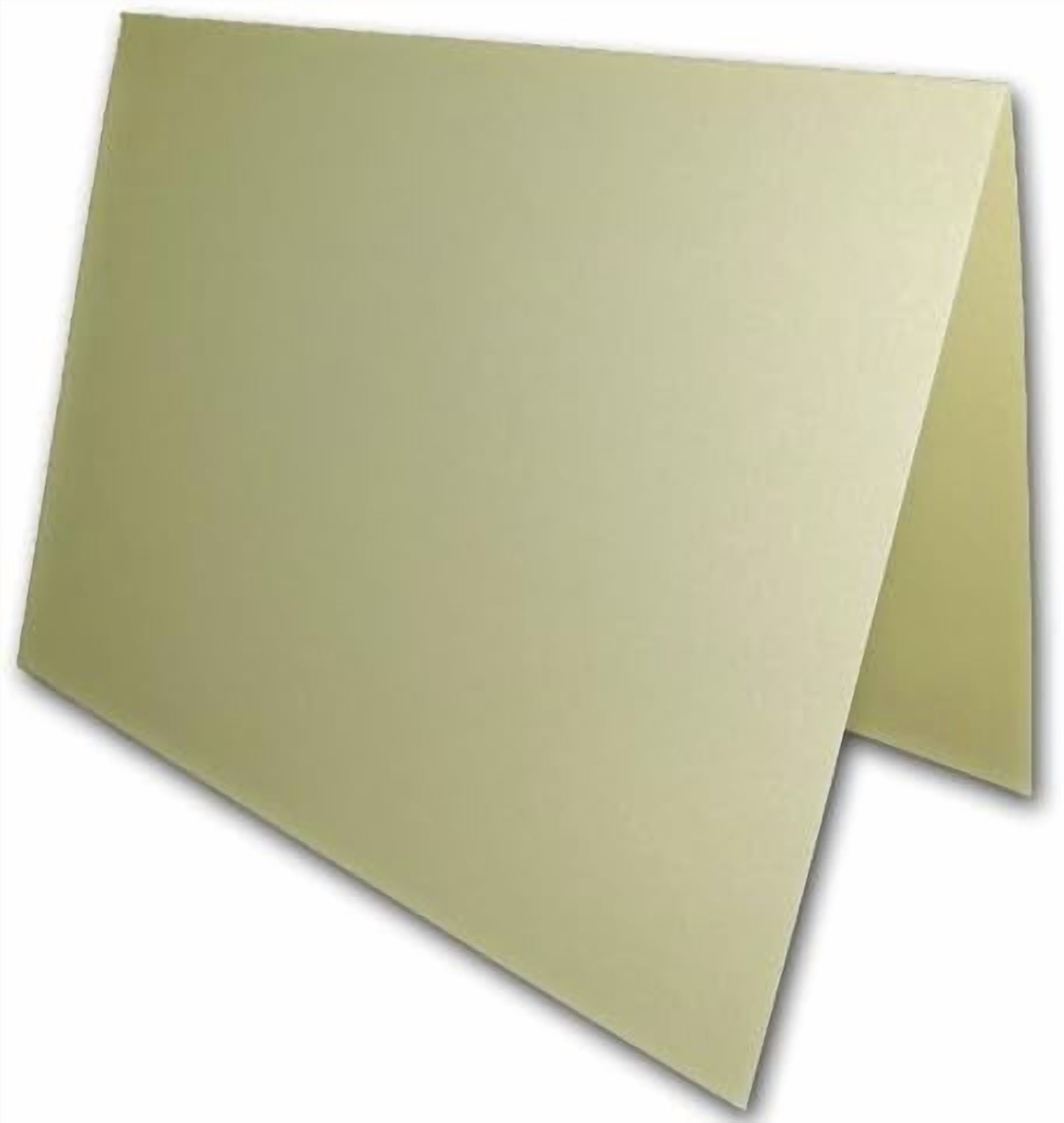 Blank Metallic Place Cards Heavyweight Tent Cards | Size 3.5" x 5" Flat ...