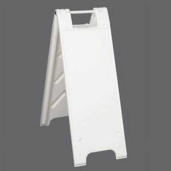 Blank Minicade A-Frame Portable Sign Stands, Color=White - Walmart.com