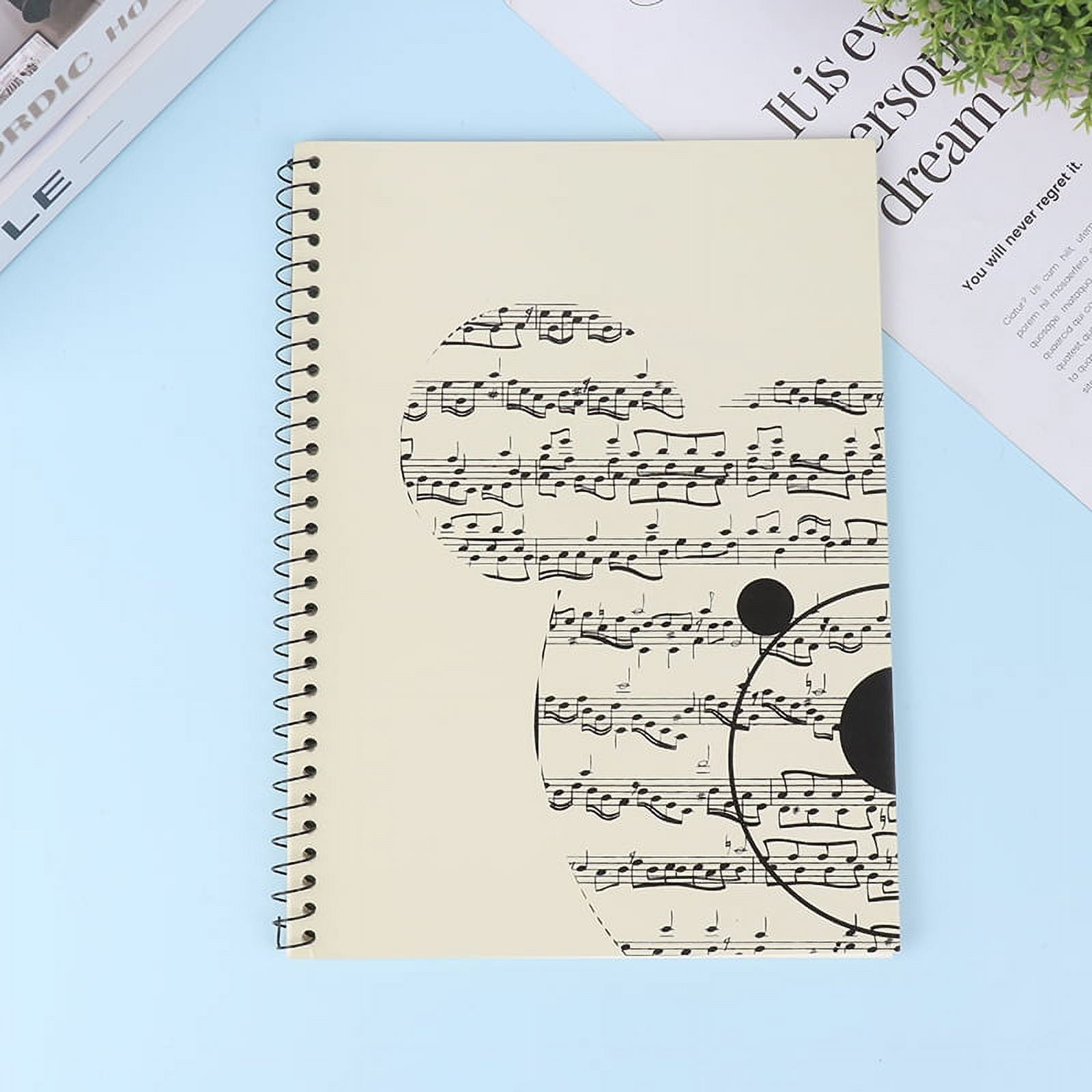 Blank Music Stationery Score Manuscript Book Writing Stave Notebook ...