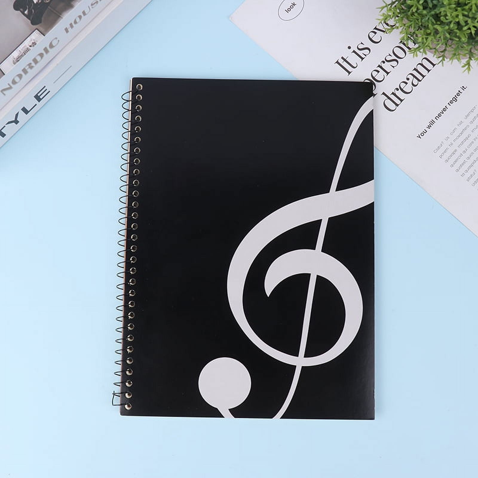 Blank Music Stationery Score Manuscript Book Writing Stave Notebook ...