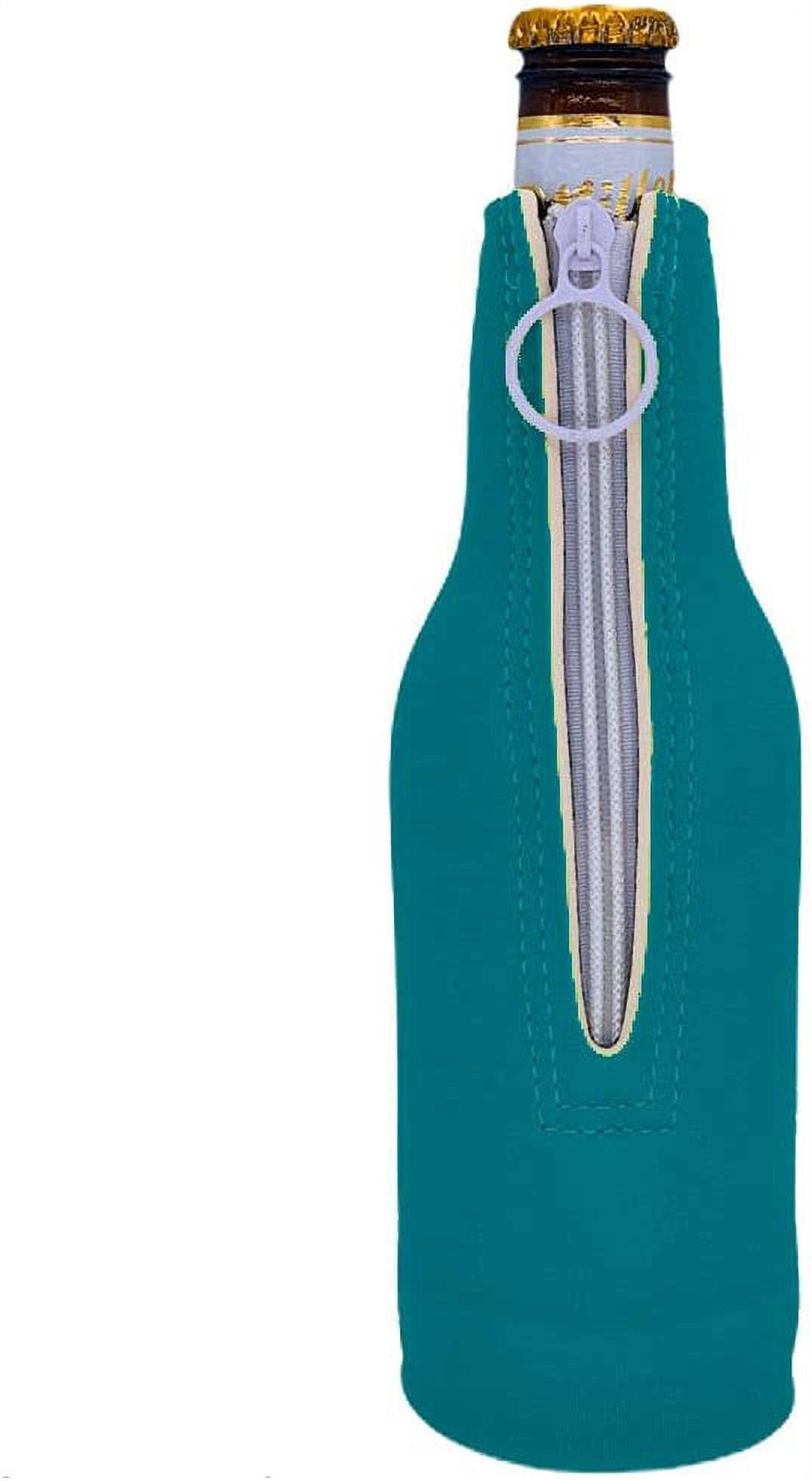 Blank Neoprene Beer Bottle Coolie (1, Turquoise) - Walmart.com
