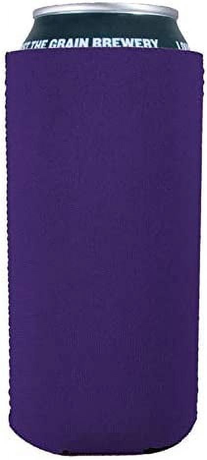 Blank Neoprene Collapsible 16 oz. Can Coolie (1, Purple) - Walmart.com