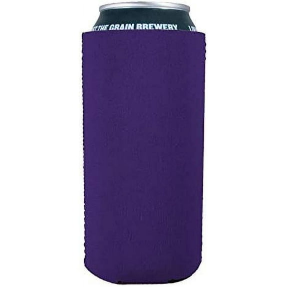 Blank Neoprene Collapsible 16 oz. Can Coolie (1, Purple) - Walmart.com