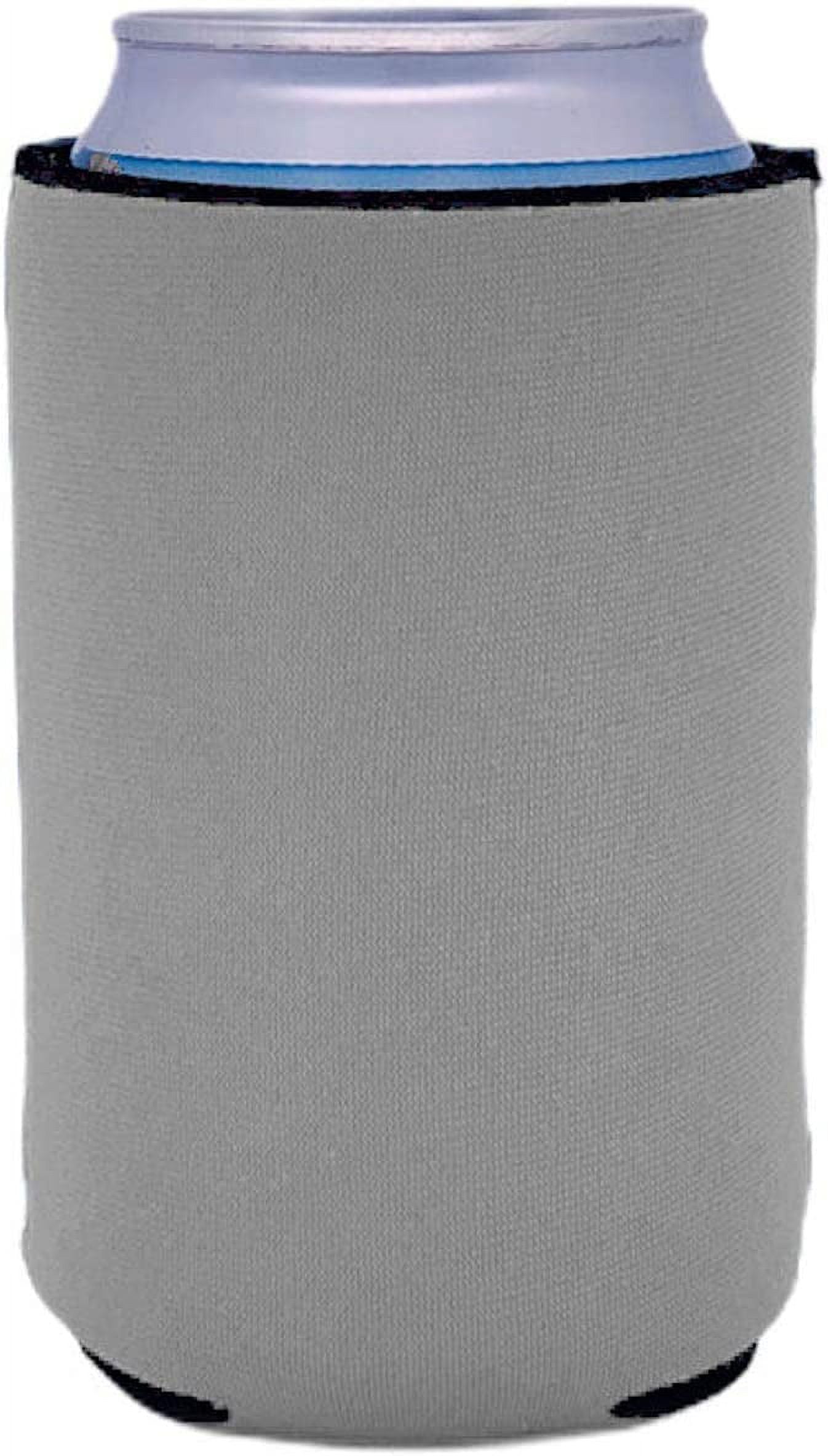 Blank Neoprene Collapsible Can Coolie (1, Gray) - Walmart.com