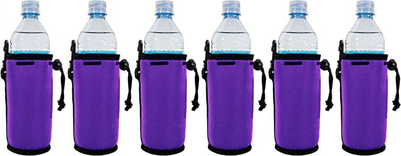 Blank Neoprene Water Bottle Coolie (6 Pack, Purple) - Walmart.com