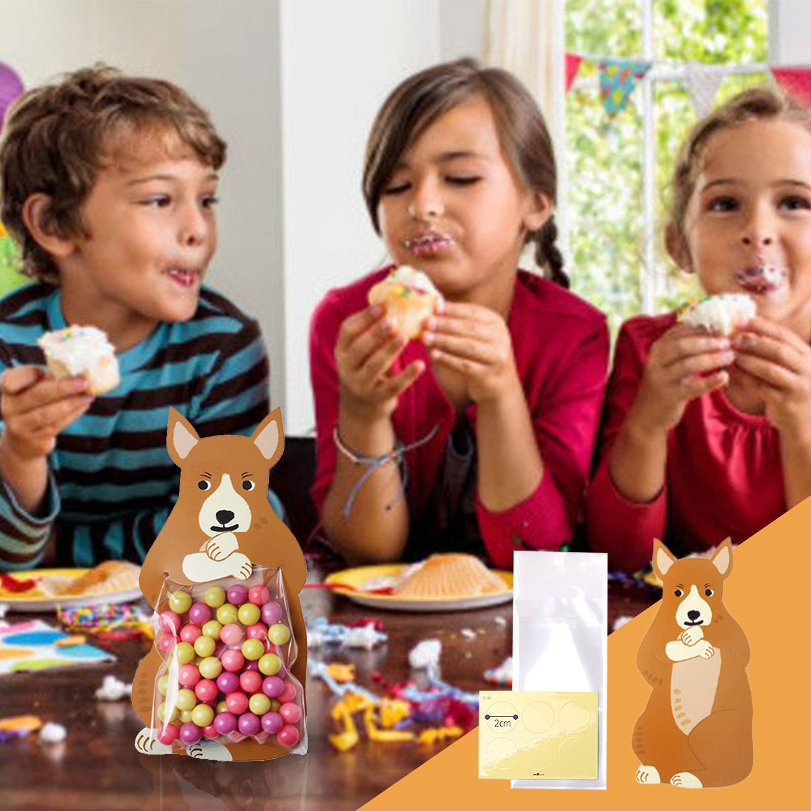 Blank Note Cards for Kids Lace up Cards Cute Cartoon Candy Packaging ...