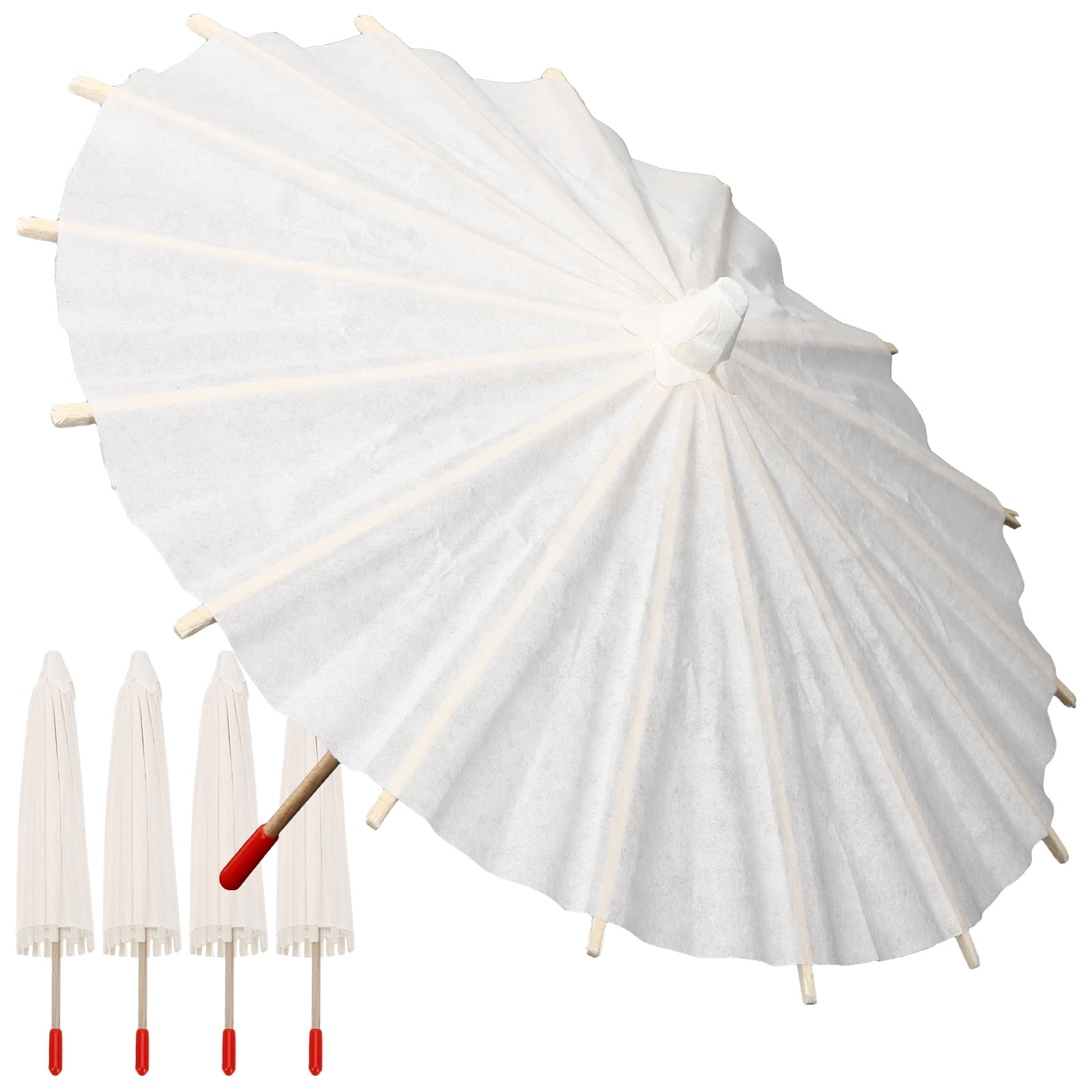 Koolleo 5pcs DIY Paper Umbrellas Kids Graffiti Painting Umbrella ...