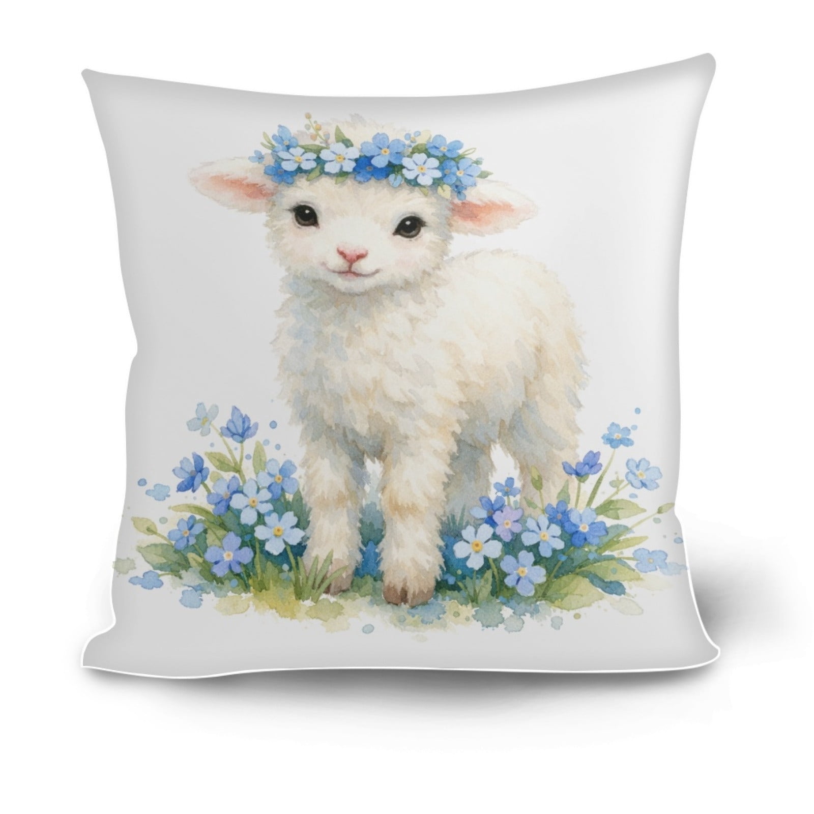 Blank Pillow Cover, 18x18 Inch Easter Themed Drawable Pillowcase ...