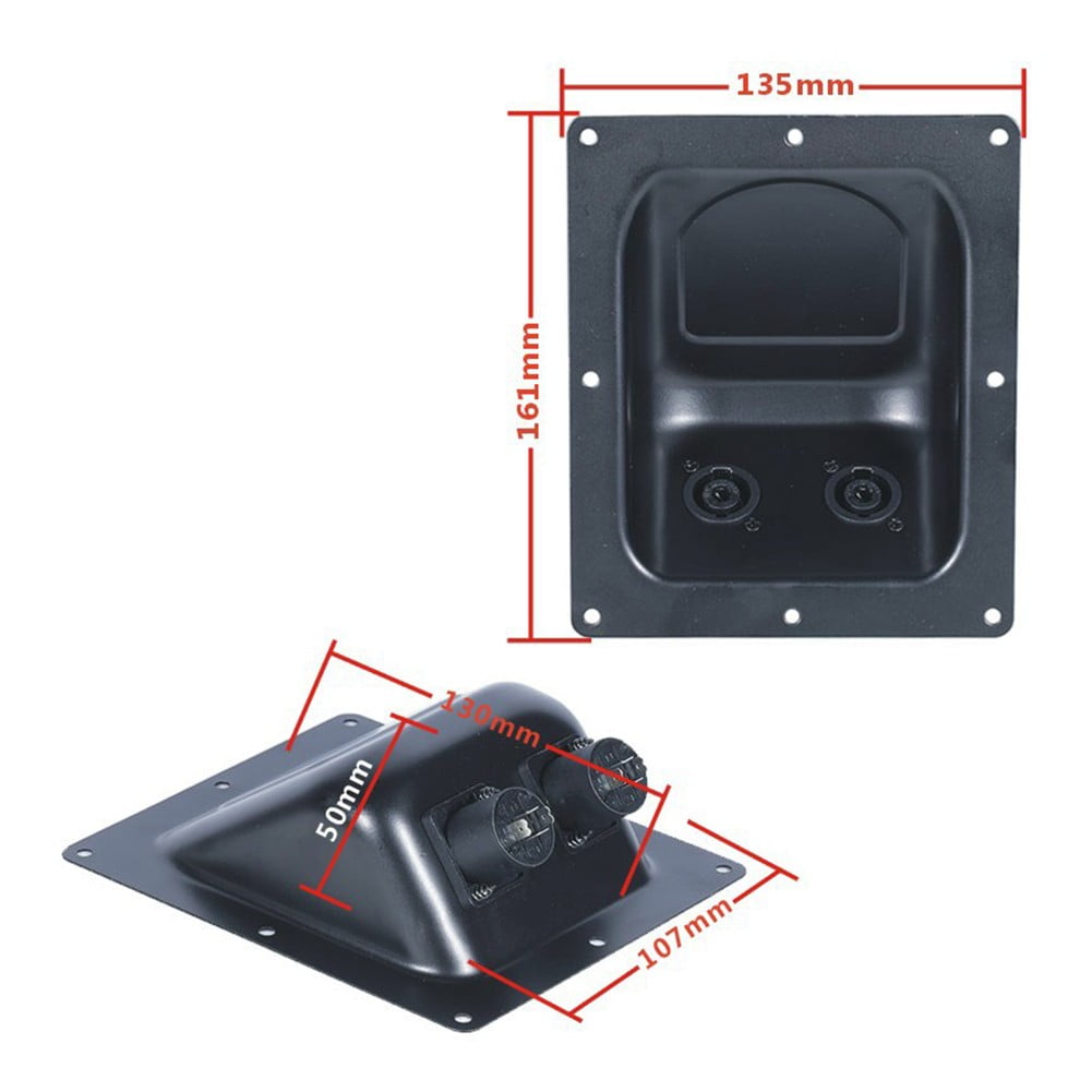 Blank Platen Theater Junction Box Connectors Voor Sprekers Dual 1/4" Pa ...