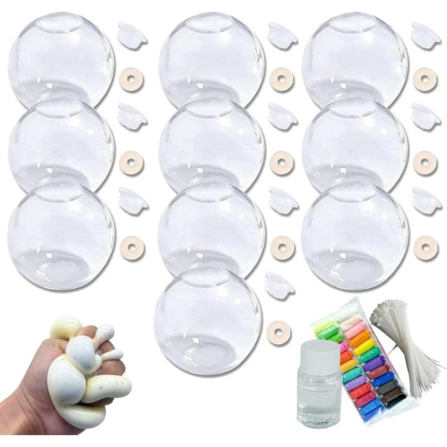 Blank Pressure Ball Skin DIY Kit, 2025 New Milky Blank Skins Empty ...