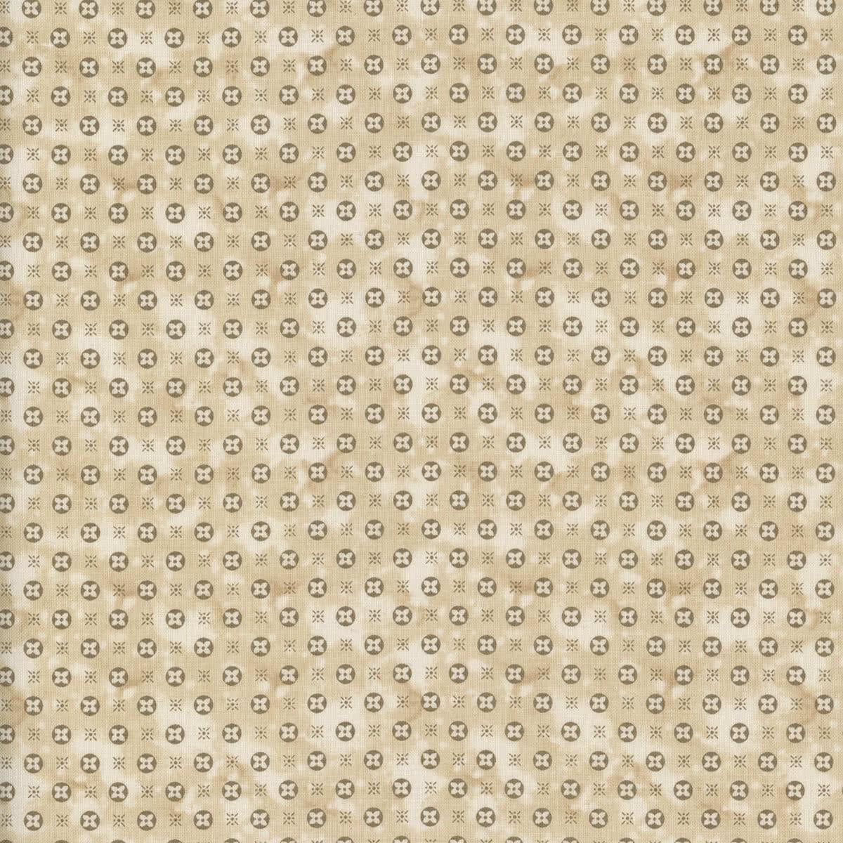 Blank Quilting Fabrics Ashton Missie Carpenter Circle Clover Ivory ...