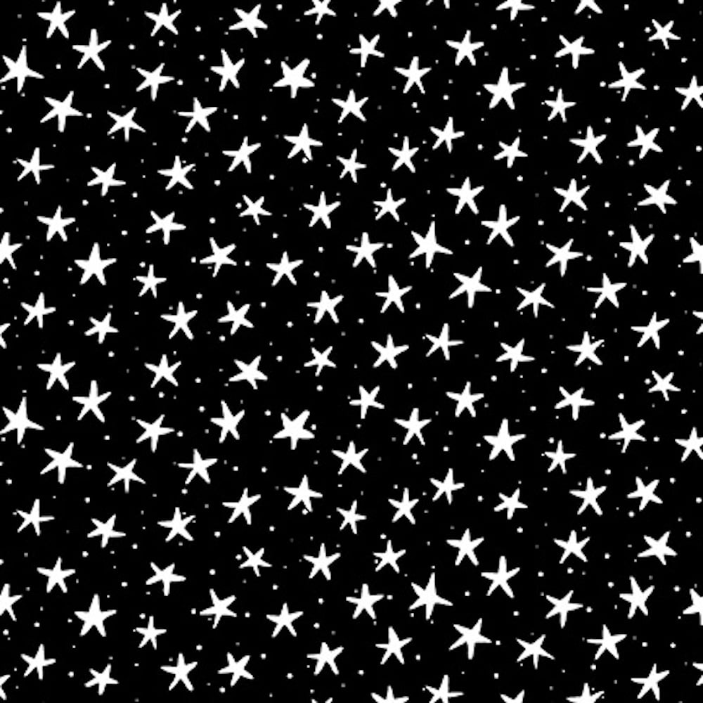 Blank Quilting Paradox Stars Black Cotton Fabric By The Yard - Walmart.com