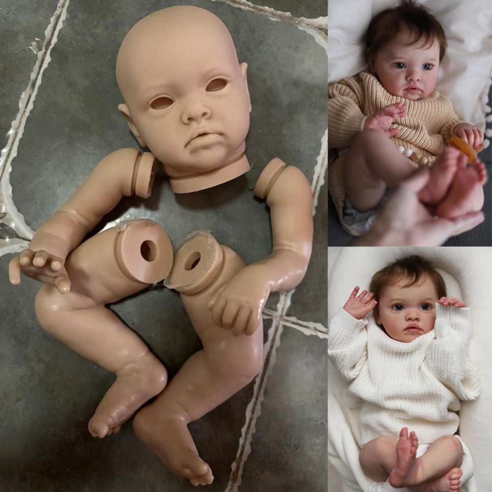 Blank Reborn Doll Kits, 20 Inch Blank Doll Kit Unpainted Baby Doll Mold ...