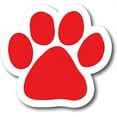 Blank Red Pawprint Car Paw Print Auto Truck Decal 5" - Walmart.com
