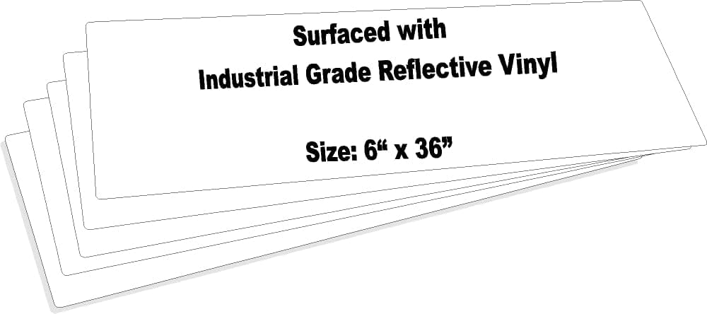 Blank Reflective Metal Sign (Pack of 5) Made of Aluminum Sheet Metal ...