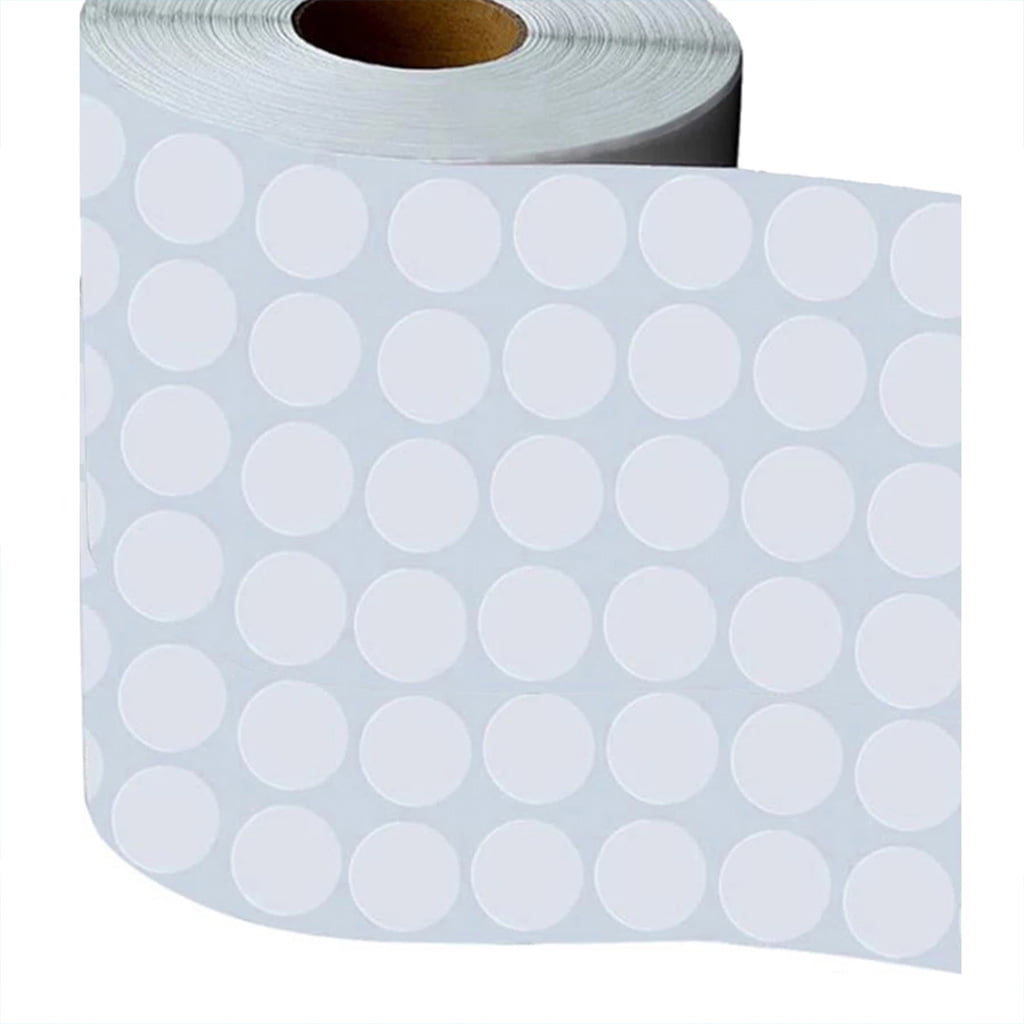 Blank Round Matte White Stickers Labels Inkjet Printing for Packaging ...