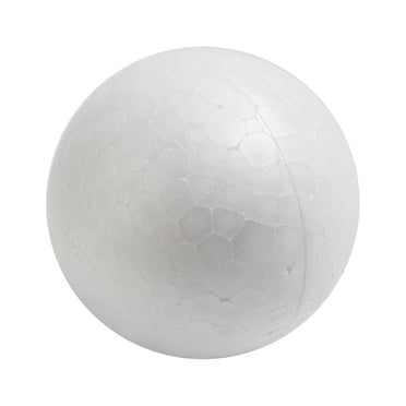 Blank Round Solid Polystyrene Foam Ball forWedding Craft - Walmart.com