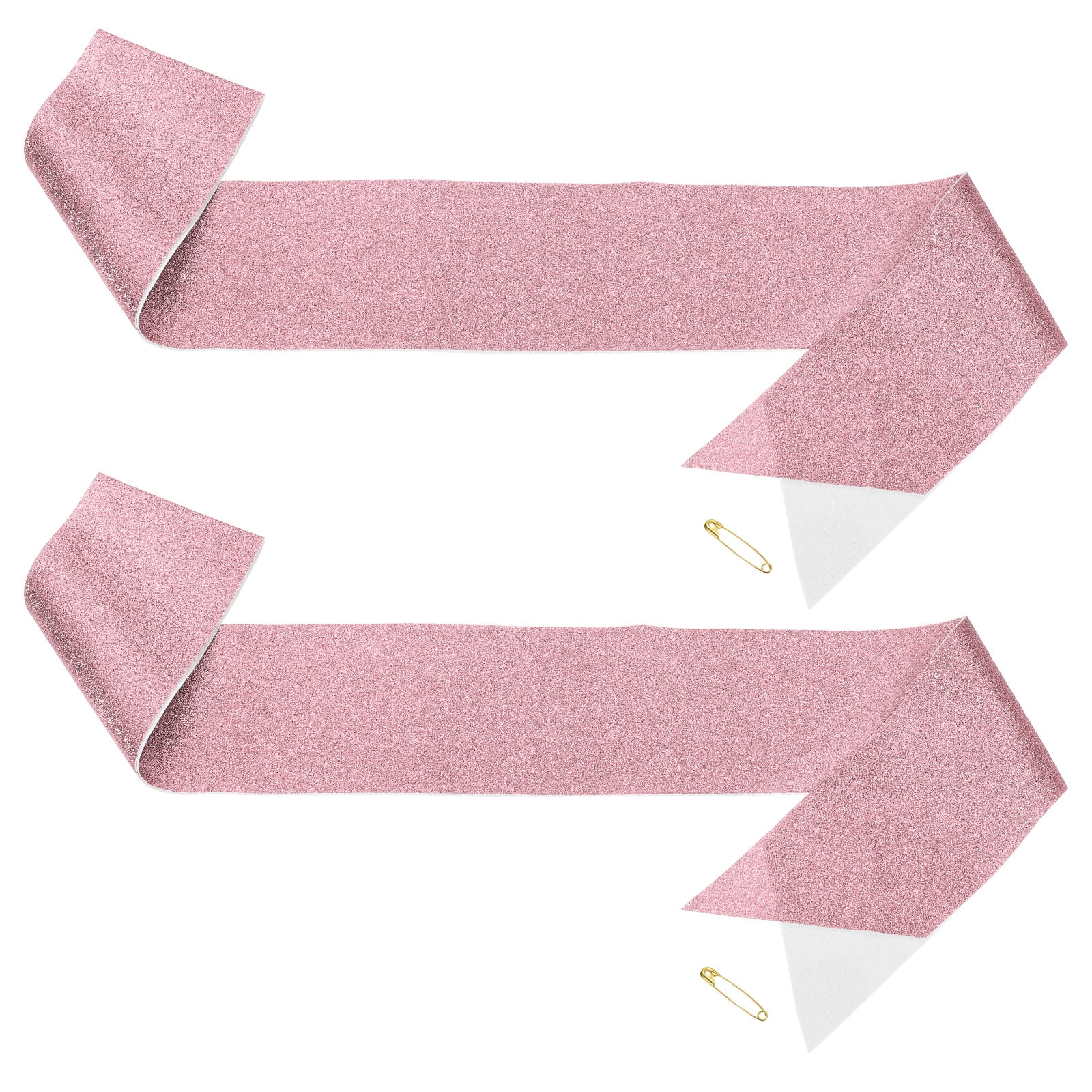 Blank Satin Sashes, 2 Pack Blank Plain Sash DIY Sashes Party Supplies ...