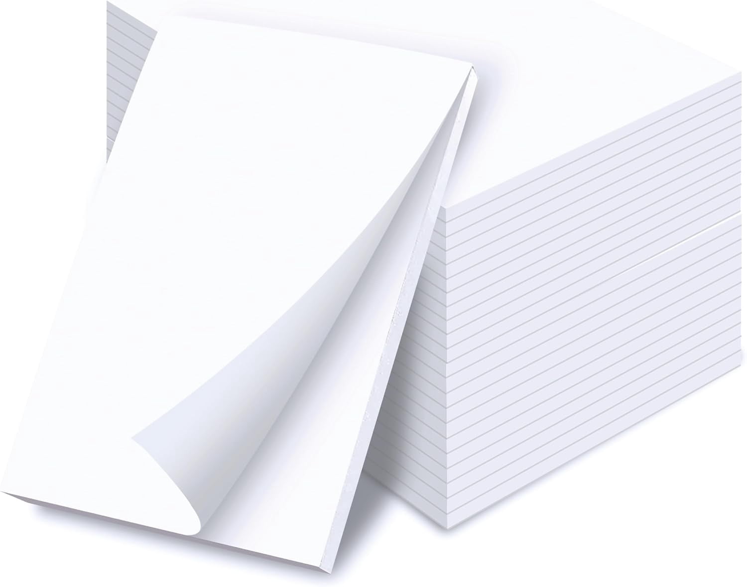 Blank Scratch Note Pads, 4" x 6" Pads, Server Notepads, 50 Sheets per ...