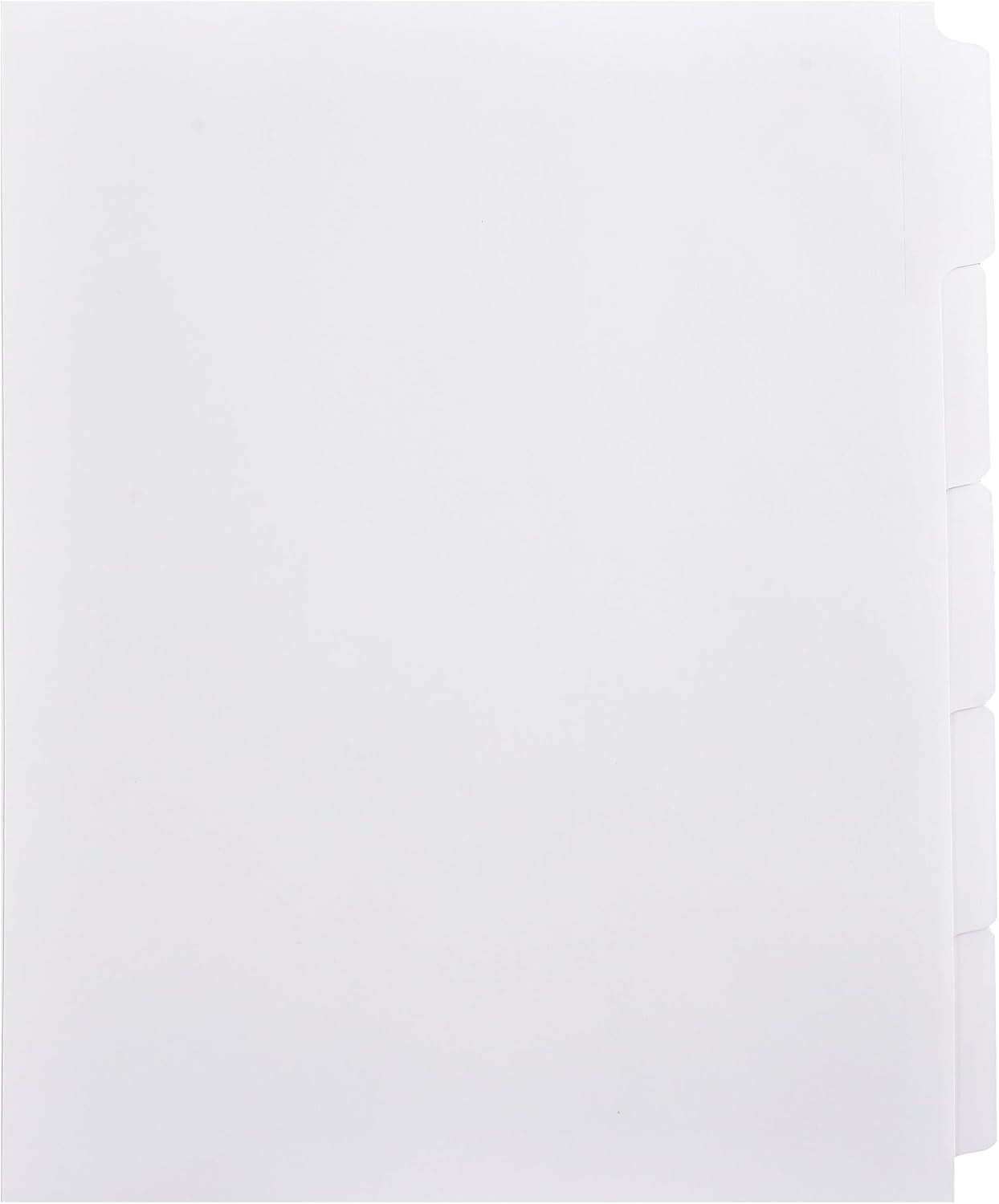 Blank Side 1/5th Cut Laminated Tab Sets - Walmart.com