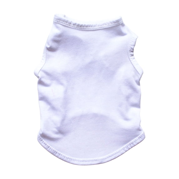 Blank Sleeveless Pet T Shirt Fiber Material Lightweight Elastic for ...