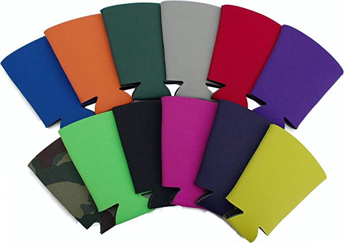 Blank Soft Foam Collapsible Pint Glass Coolie (Variety Color 12 Pack ...
