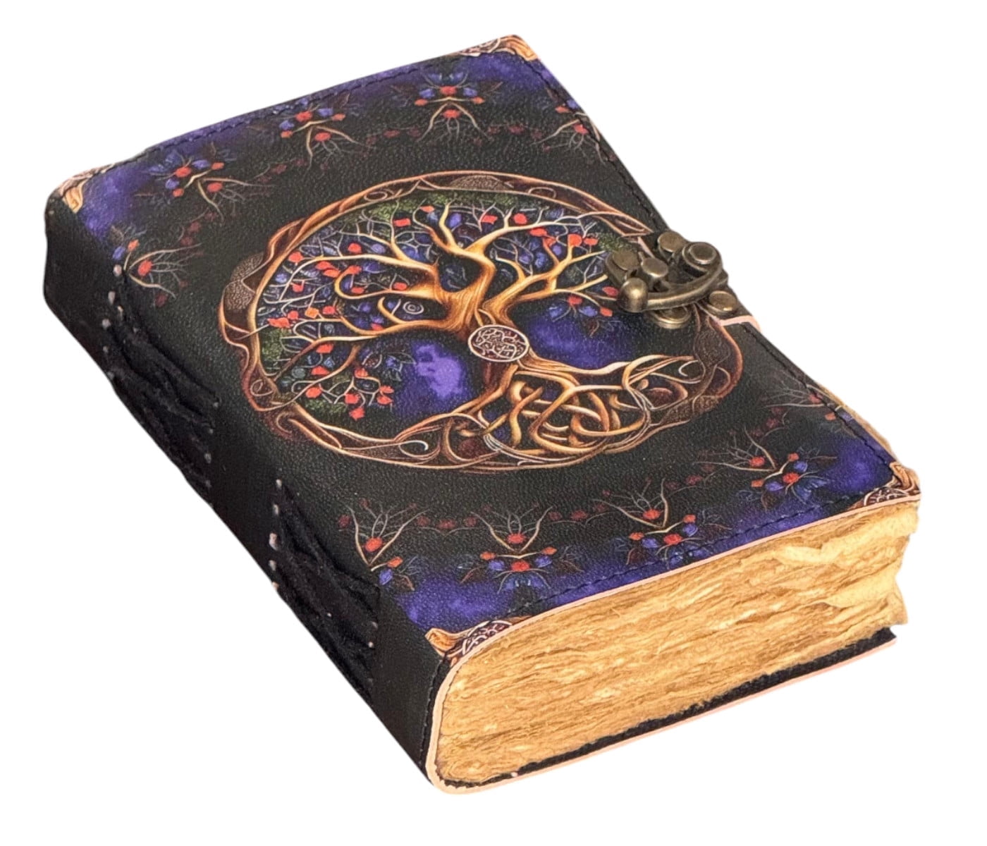 Blank Spell Book of Shadows Journal Tree of Life Printed Witchcraft ...