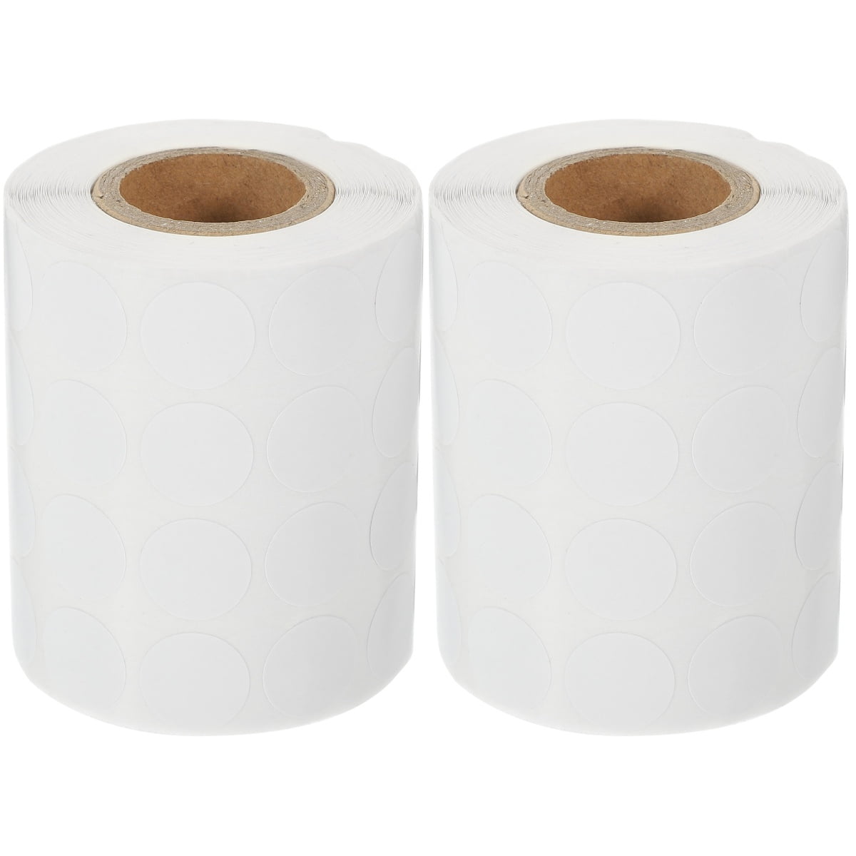 Blank Stickers Dots Round Labels Shipping Circle Homedecor Paper White ...