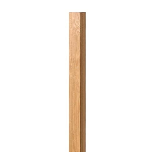 Blank Style 3 inch Contemporary Square Newel Post 3" x 48" Poplar ...