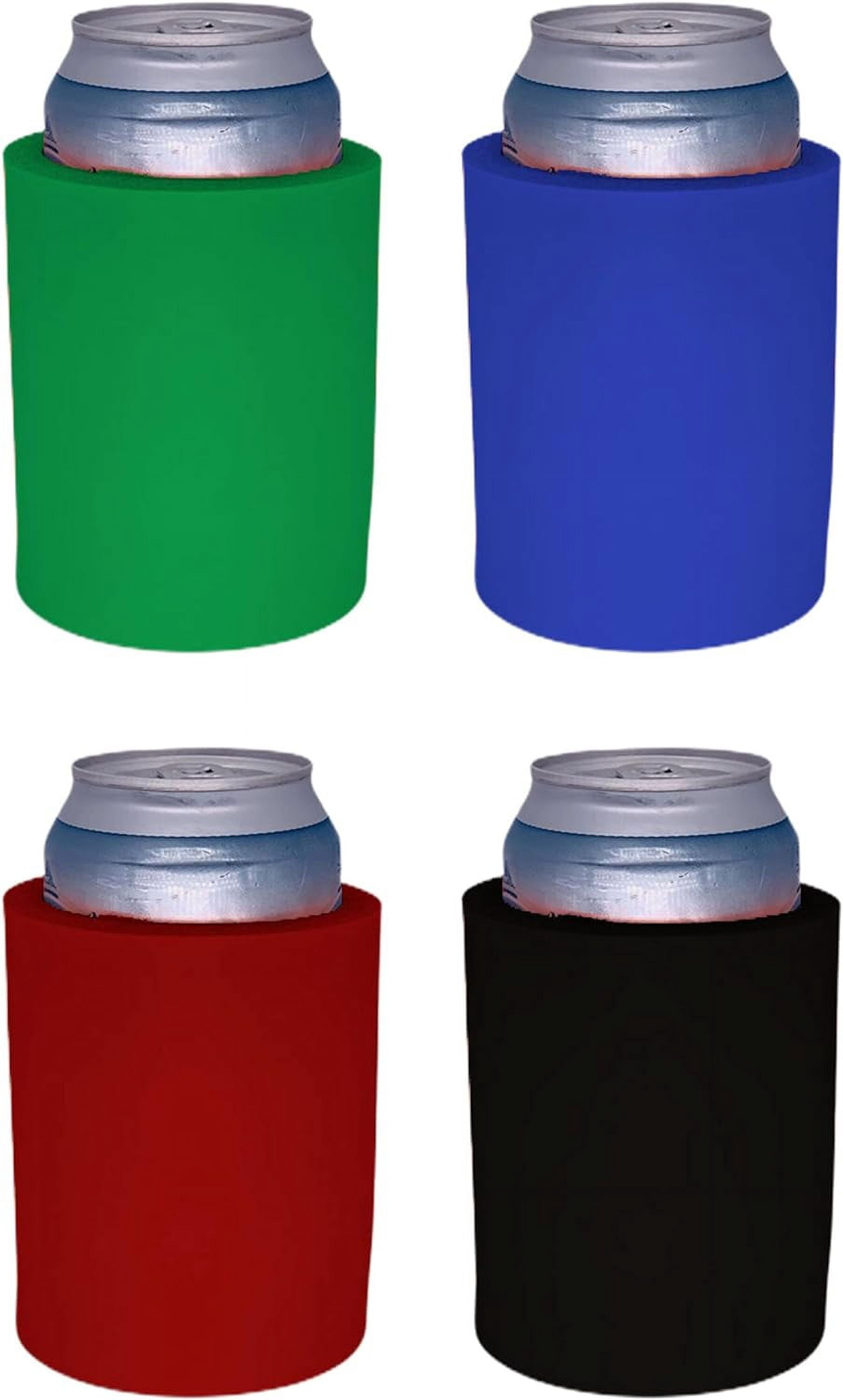 Blank Thick Foam Old School Can Cooler (4 Pack, Variety) - Walmart.com
