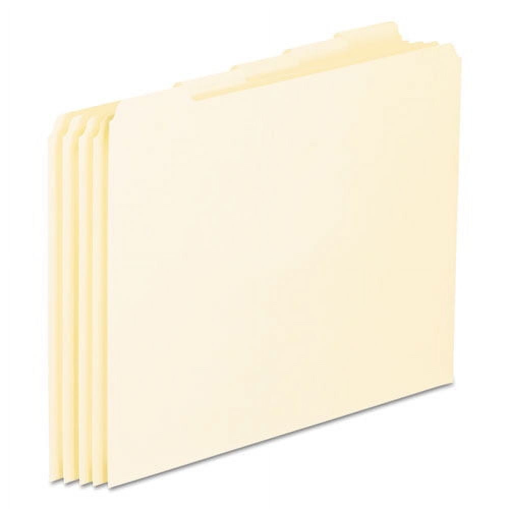 "Blank Top Tab File Guides, 1/5-Cut Top Tab, Blank, 8.5 X 11, Manila ...