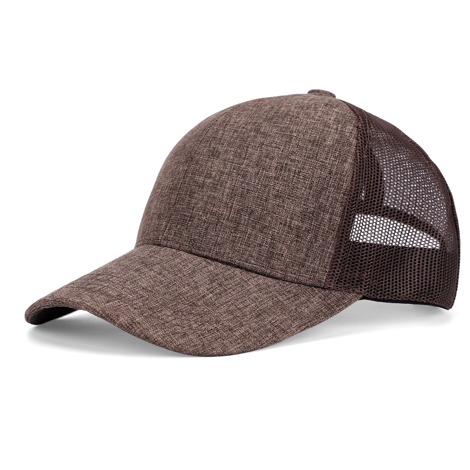 Blank Trucker Hat Snapback Baseball Caps Adjustable Mesh Back Ball Caps ...