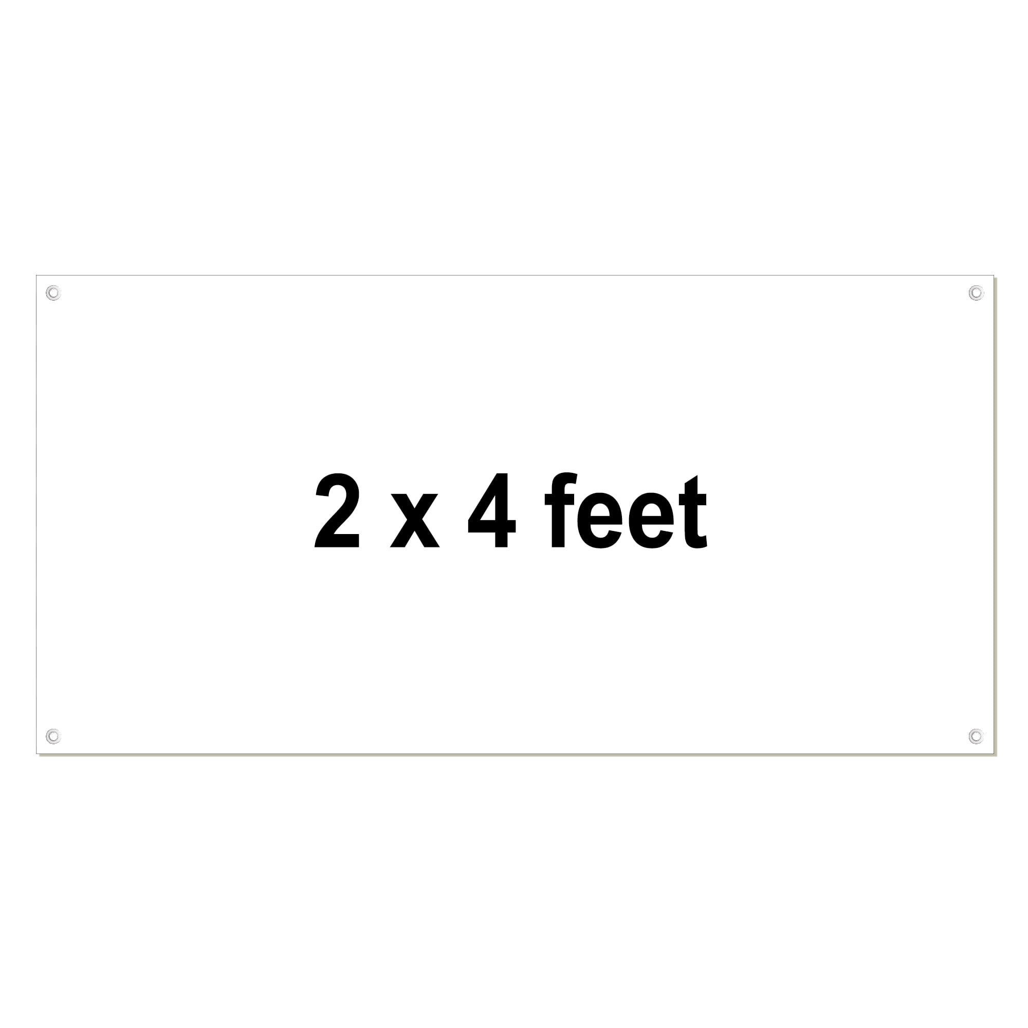 Blank Vinyl Banner White 13 oz Heavy Duty Vinyl - Multiple Sizes - DIY ...